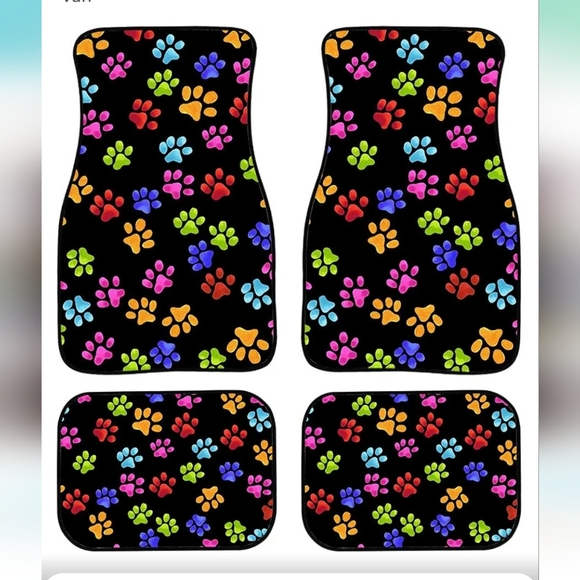 Dog | Nwt Car Floor Mats With Dog Paw Pattern Dog Cat | Poshmark